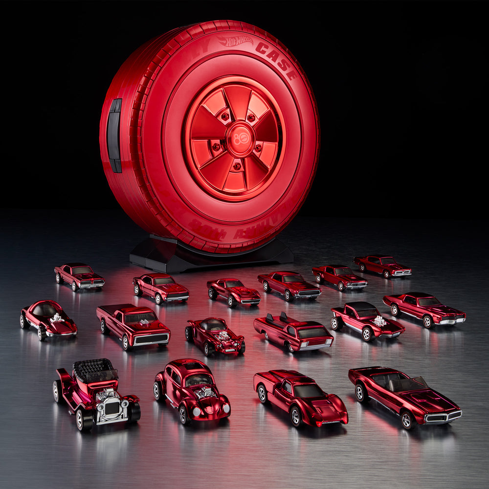 Mattel 80th Anniversary Hot Wheels Original 16 Rally Case Set – Mattel Creations Australia