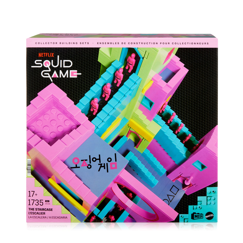 MEGA Squid Game Staircase Collector Building Set – Mattel Creations ...