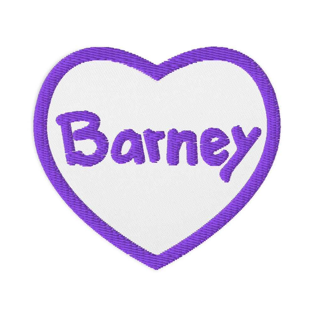 Barney Embroidered Heart Patch – Mattel Creations Australia
